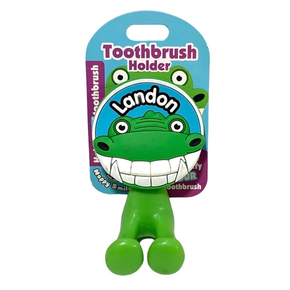 Bath, Skin & Hair | Happy Smiles Personalized Kids Toothbrush Holder ...